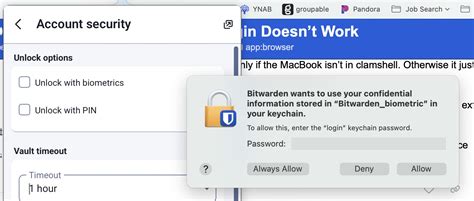 Macos Safari Extension Biometric Unlock Doesnt Work Password Manager Bitwarden Community Forums