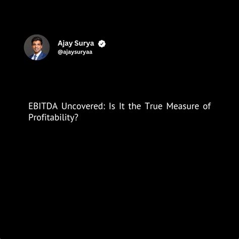 Understanding Ebitda What Is Ebitda Is It A Good Metric Ebitda Stands For Earnings Before