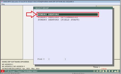 How To View Sundry Debtor Report On The Bases Of Amount In Marg Software