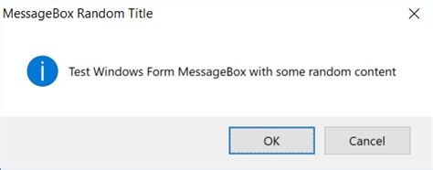 PowerShell Windows Form MessageBox Helper Function Thomas PRUD HOMME
