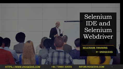 selenium ide and selenium webdriver