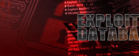 Exploit Database By Offensive Security