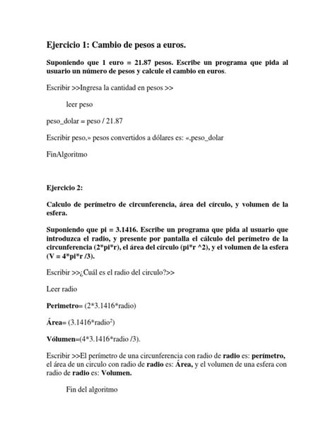 Algoritmo Pdf Pi Algoritmos
