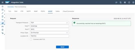 integration of sap ci btp is with ibm mq through amqp