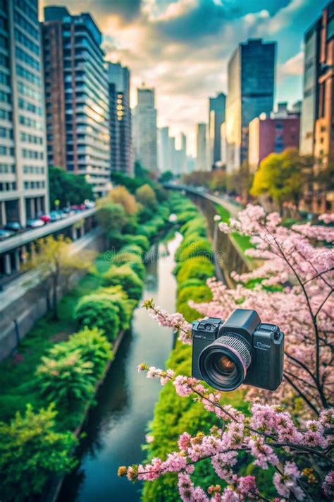 Nature In Urban Areas Taken In Analog Camera Stock Illustration Illustration Of Citylife