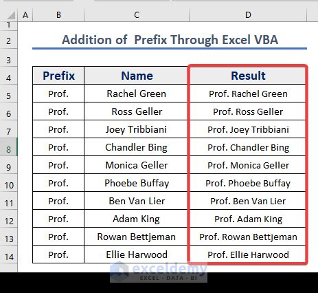 How To Add A Text Prefix With A Custom Format In Excel Examples