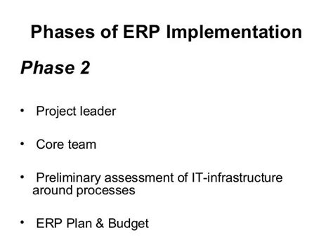 6 Phases Of An Erp Implementation Plan Pc Bennett Solutions