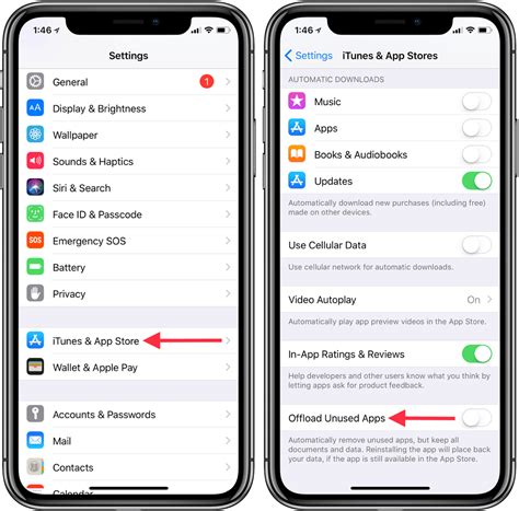 how to automatically offload unused apps on ios to regain storage space