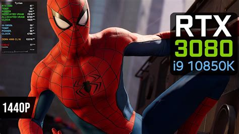 Spider Man Remastered Ray Tracing 1440p Dlss Rtx 3080 I9 10850k