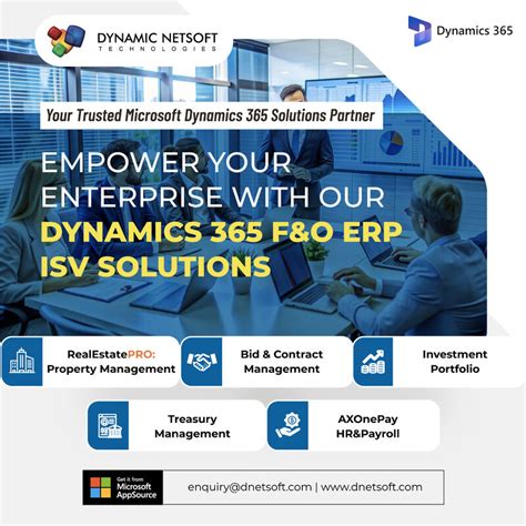 Transform Your Business With Microsoft Dynamics 365 Erp Solutions Dynamic Netsoft Technologies