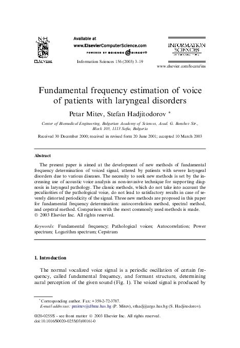 pdf fundamental frequency estimation of voice of patients with