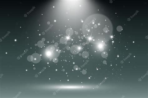 스포트 라이트와 함께 빈 무대 투명한 배경에 조명 장치 프리미엄 벡터