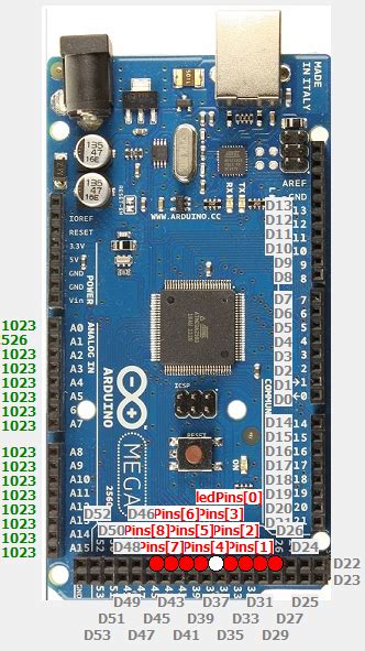 BELAJAR ARDUINO MEMBUAT DERETAN LAMPU LED BERKEDIP DARI KANAN KE KIRI DAN SEBALIKNYA Ladang