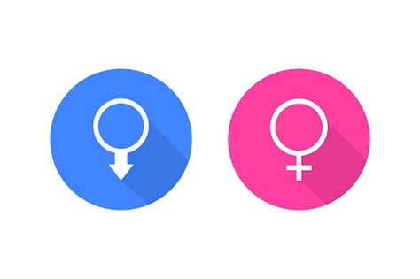Premium Vector Flat Gender Design Symbols