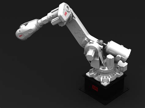 abb articulated robot irb 6700 free 3d model rigged cgtrader
