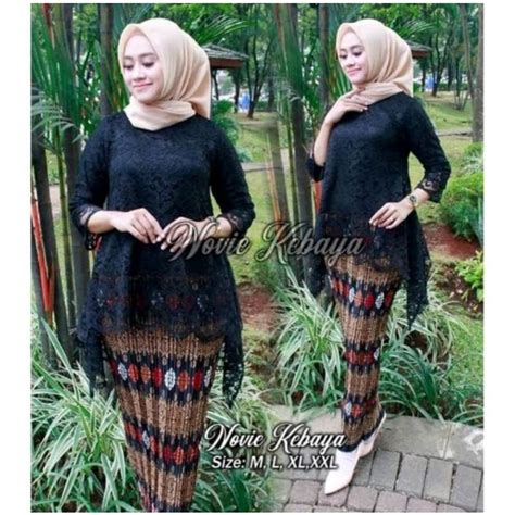 Jual Set Kebaya Brukat Bianca Kebaya Brokat Baru Setelan Kebaya
