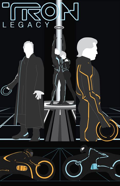 Vector Tron Legacy Poster By Kristyrat On Deviantart