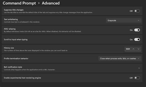 Unable To Change The CMD Command History Buffer Size Issue Microsoft Terminal GitHub