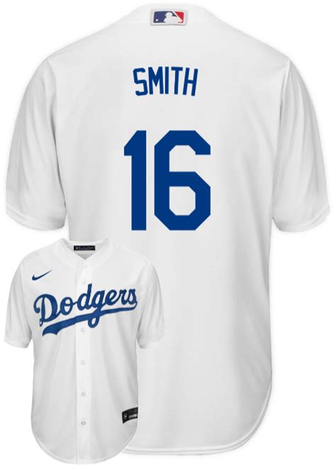 Will Smith Jersey La Dodgers Replica Adult Home Jersey