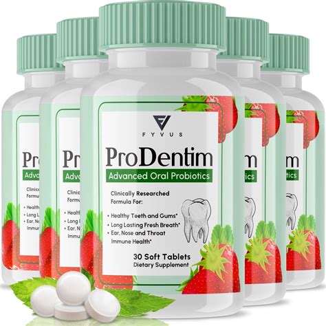 Fyvus Prodentim Pro Dentim Chewable Tablets 5 Pack India Ubuy