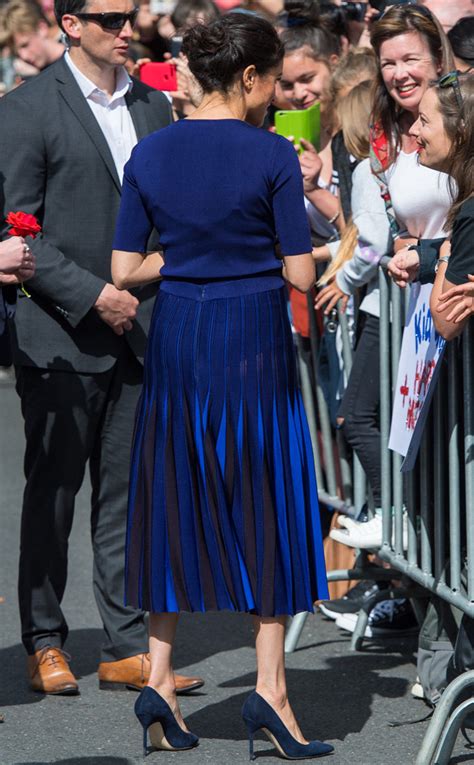 Meghan Markle Ends Royal Tour With a See-Through Skirt | E! News Australia