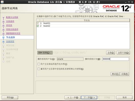oracle12c rac搭建之四oracle 12c数据库集群安装 rac 配置nf csdn博客