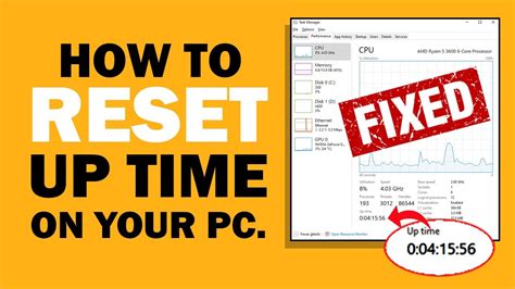 Reset Uptime How To Stop PC From Slowing Freezing YouTube