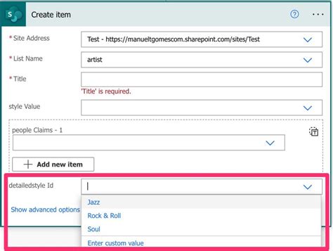 Power Automate Sharepoint Create Item Action Manuel T Gomes