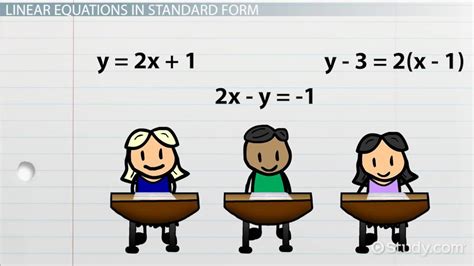 Standard Form Of Equation Definition And Rules Lesson