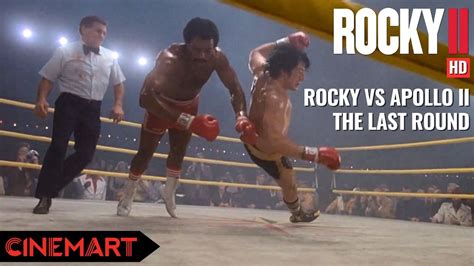 Rocky Ii 1979 Last Round Rocky Vs Apollo Creed Ii Final Round