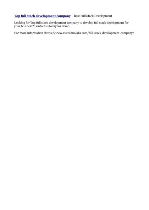 ppt full stack web development powerpoint presentation free download