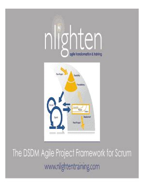 Fillable Online The DSDM Agile Project Framework For Scrum Fax Email Print PdfFiller