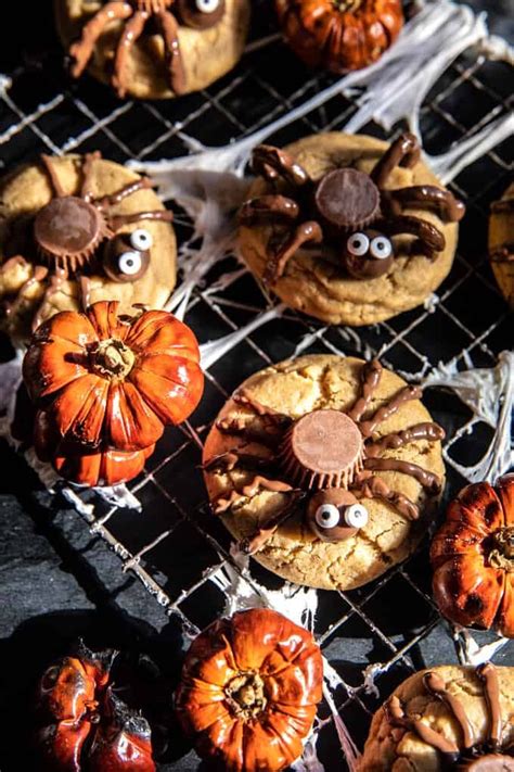 Chewy Brown Sugar Peanut Butter Spider Cookies Half Baked Harvest
