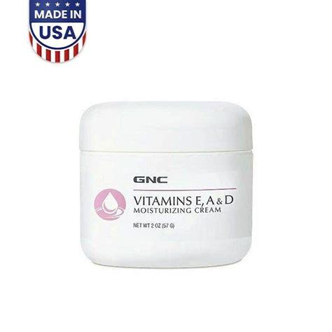 Gnc Vitamins E A And D Moisturizing Cream 2 Oz 57gm Vitamins House