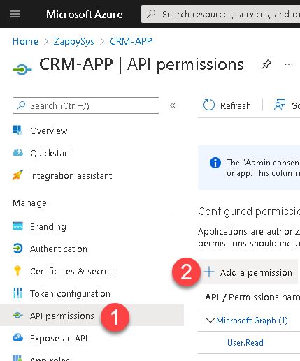 How To Register App For Dynamics Crm 365 Cds Dataverse Api Azure Ad Oauth Zappysys Blog