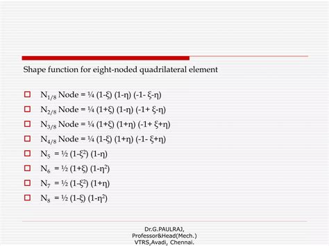 finite element analysis unit 5 pptx physics science