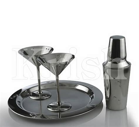 Silver Material Stainless Steel Mini Bar Set At ₹ 600 Piece In Mumbai