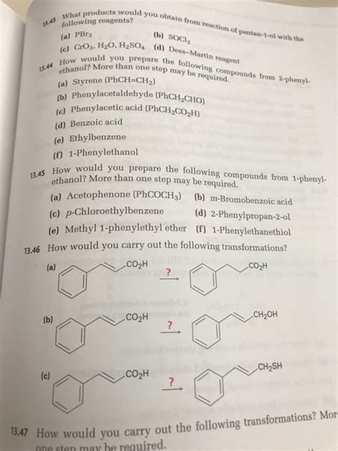 Solved Yl Compounds Might You Start With To Pre Nds By