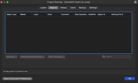 Weird Issue With Releasing Objects In A Shared File General Discussion Vectorworks Community