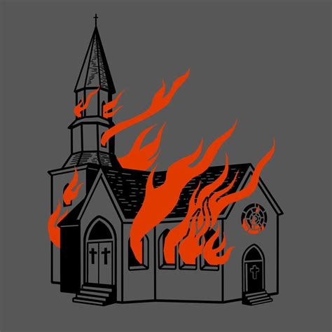 The Outsiders Church Fire Drawing The Outsiders Church Fire Drawing