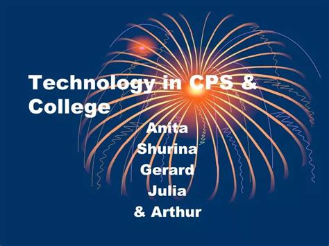 PPT Technology In CPS College PowerPoint Presentation Free Download ID