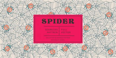 Premium Vector Seamless Pattern With Spider Web On Halloween