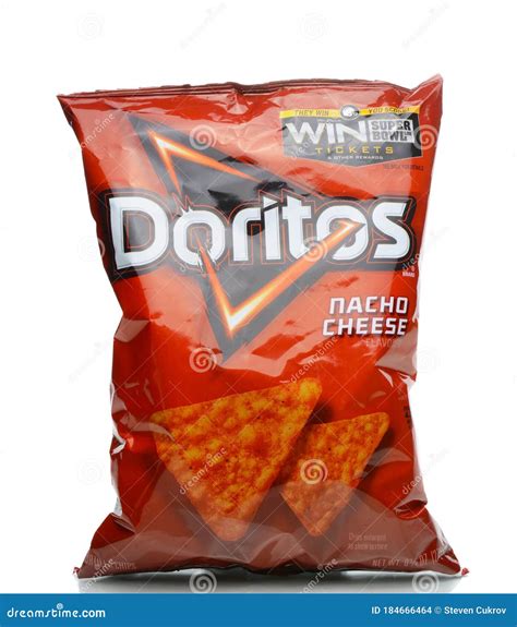 Doritos Nacho Cheese Chips Editorial Stock Image Image Of Food 184666464