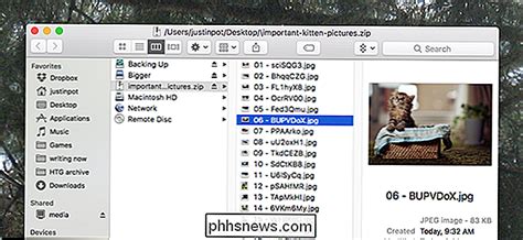 Como Abrir E Procurar Arquivos Zip No Macos Sem Desarquivá Los Pt