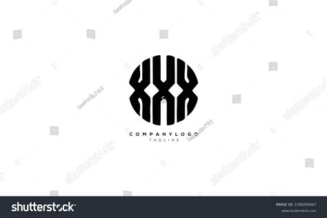 Xx Abstract Initial Monogram Letter Alphabet Stock Vector Royalty Free
