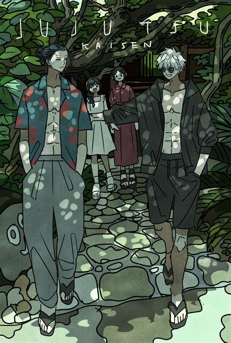 Gojou Satoru Getou Suguru Amanai Riko And Kuroi Misato Jujutsu