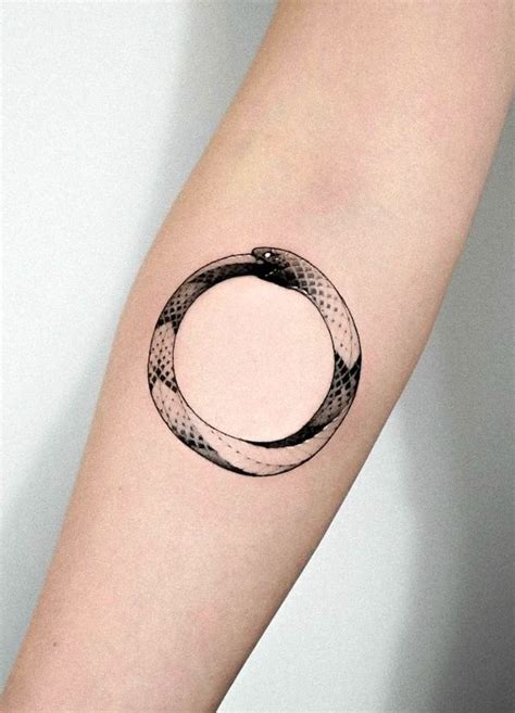 49 Stunning Ouroboros Tattoos With Meaning Our Mindful Life Small