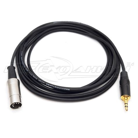 Кабель 5 pin DIN to jack 3.5 mm в экране, высокое качество ...
