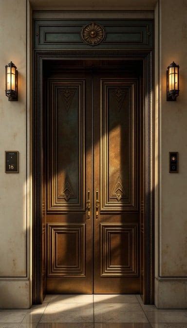 Free Elegant Bronze Doors Photo Artdeco Vintage Bronze Download