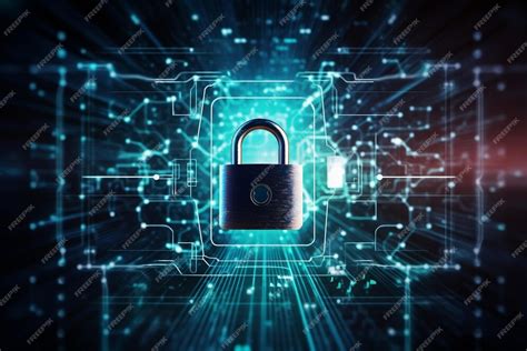 Premium Ai Image Cybersecurity User Privacy Security And Encryption